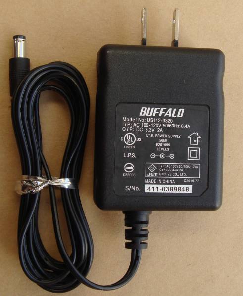 BUFFALO Air Station WLI3-TX1-G54他用 ACアダプター US112-3320(変圧器、アダプター)｜売買された ...