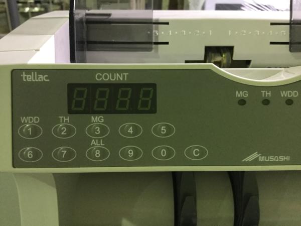 ムサシ 紙幣カウンター 紙幣計数機 テラック tellac-20WD(オフィス用品一般)｜売買されたオークション情報、yahooの商品情報を ...