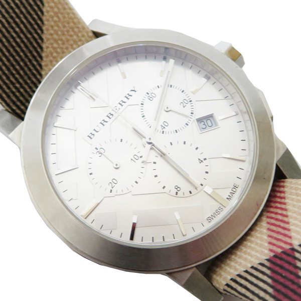 1円 バーバリークロノグラフ 腕時計 BU9357 クオーツ(バーバリー)｜売買されたオークション情報、yahooの商品情報をアーカイブ公開 ...