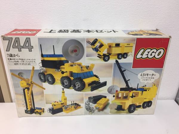 3ケタ 廃版超激レアLEGO レゴ 744 ユニバーサルビルディングセット 1980年 Universal Building Set 動作確認 ...