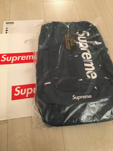 Supreme 2017SS Backpack Navy 紺 バックパック シュプリーム(かばん、バッグ)｜売買されたオークション情報、yahooの商品情報をアーカイブ公開 - オークファン ...
