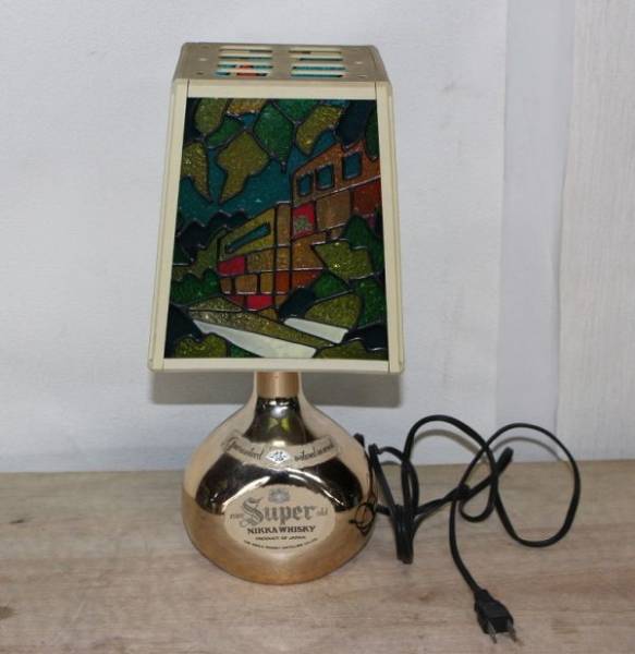 K326 テーブルランプ ニッカウヰスキー ステンドグラス 照明器具 レトロ 1983年 点灯OK 日本製(ドリンク)｜売買されたオークション ...