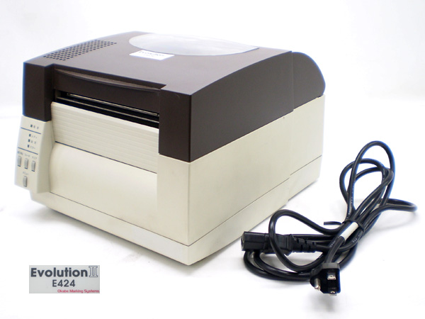 オカベマーキングシステム バーコードプリンタ EvolutionⅡ E424(バーコードリーダー)｜売買されたオークション情報、yahooの商品情報をアーカイブ公開 - オークファン ...