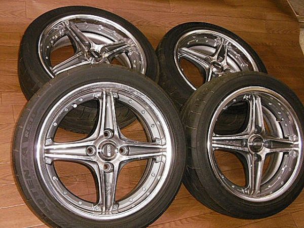 NT1706-r01 4本セット SSR SP2-R 6J-15インチ PCD100 4穴 ET+38 軽に 山有タイヤ付き(ラジアルタイヤ ...