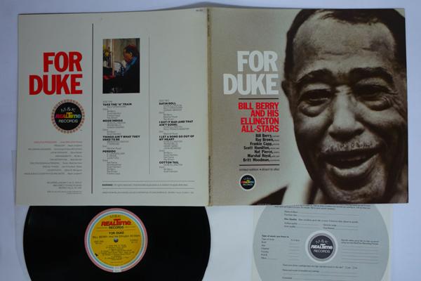 2380449 米 BILL BERRY & HIS ELLINGTON ALL STARS/FOR DUKE/M&K REALTIME RT ...