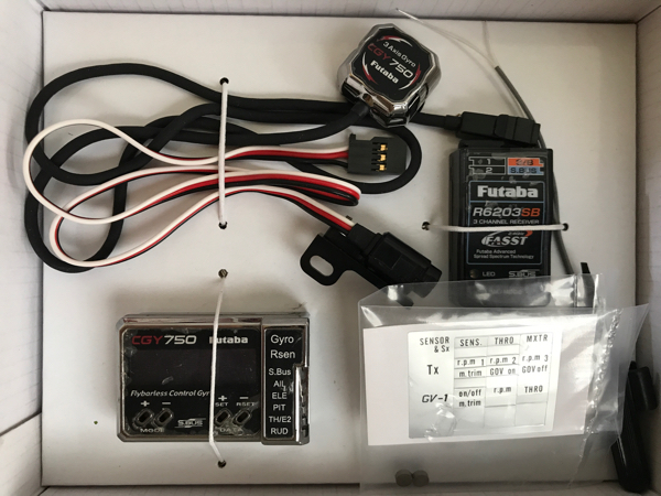 フタバ CGY750 GYRO ガバナー R6203SB受信機セット(パーツ)｜売買されたオークション情報、yahooの商品情報をアーカイブ ...