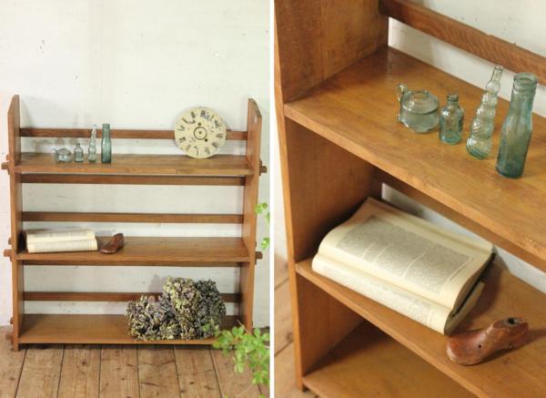 E539 木製本棚/本立て/飾り棚/収納棚/アンティーク家具/シェルフ/ナチュラルインテリア/天然生活36448(本棚)｜売買されたオークション情報、yahooの商品情報をアーカイブ公開 ...