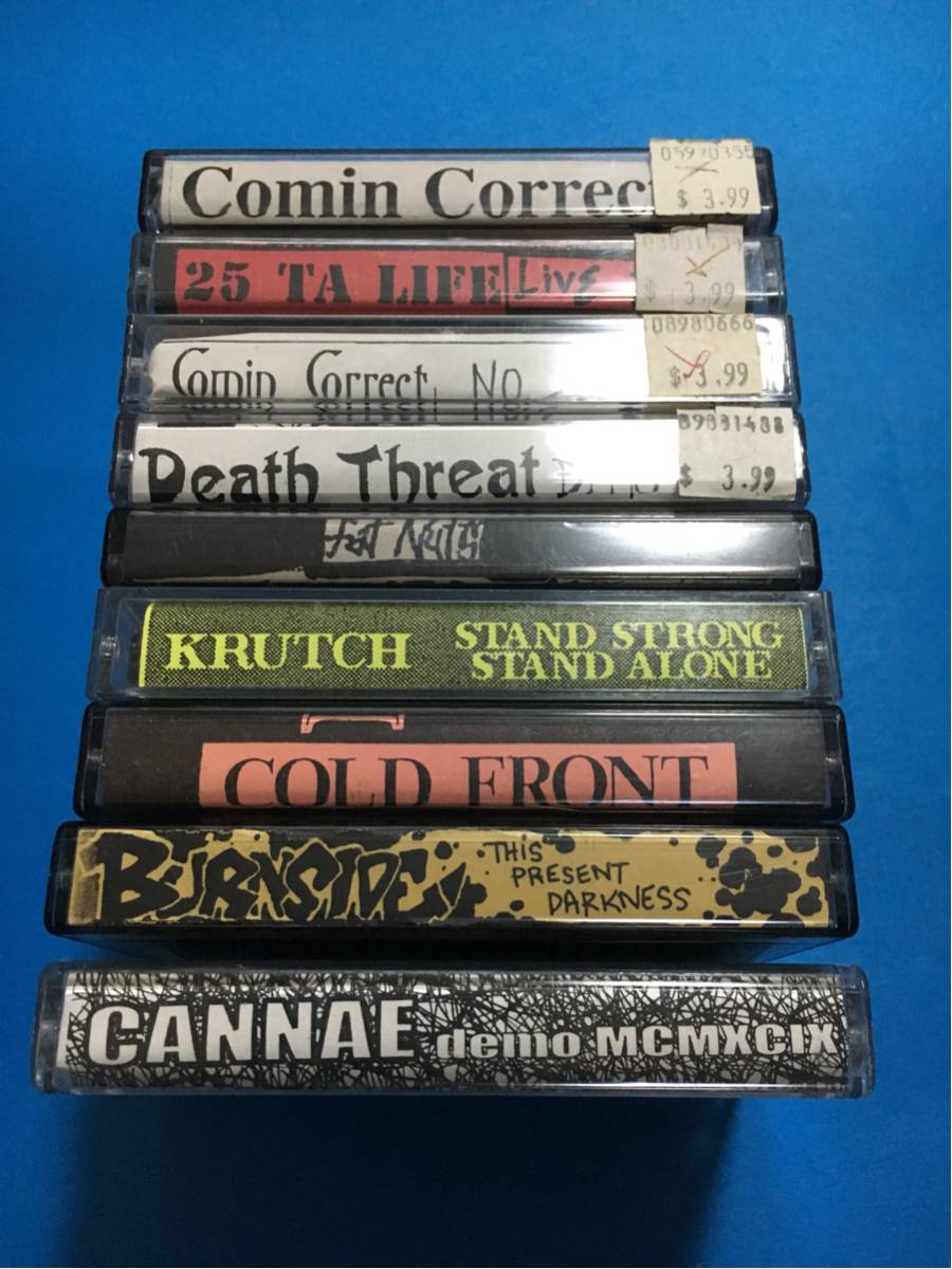 90年代海外ハードコア デモテープセット②25 ta life.commin collect.cold front.NYHC.DMS ...
