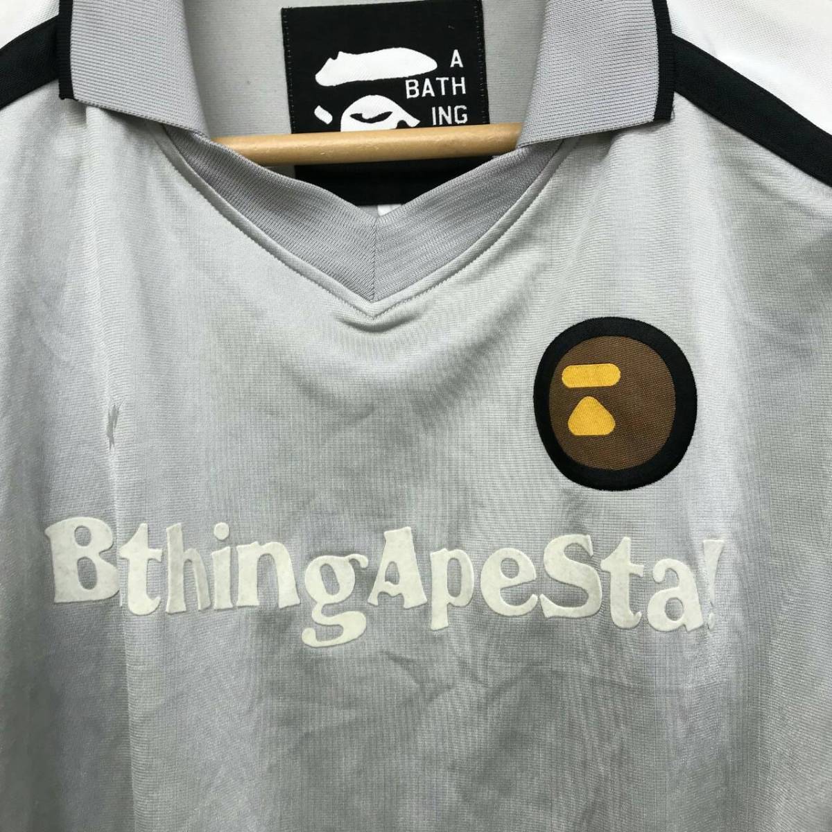 コレクター必須 裏原系 APESTA エイプ 長袖 ゲームシャツ Mサイズ グレー(長袖Tシャツ)｜売買されたオークション情報、yahooの ...