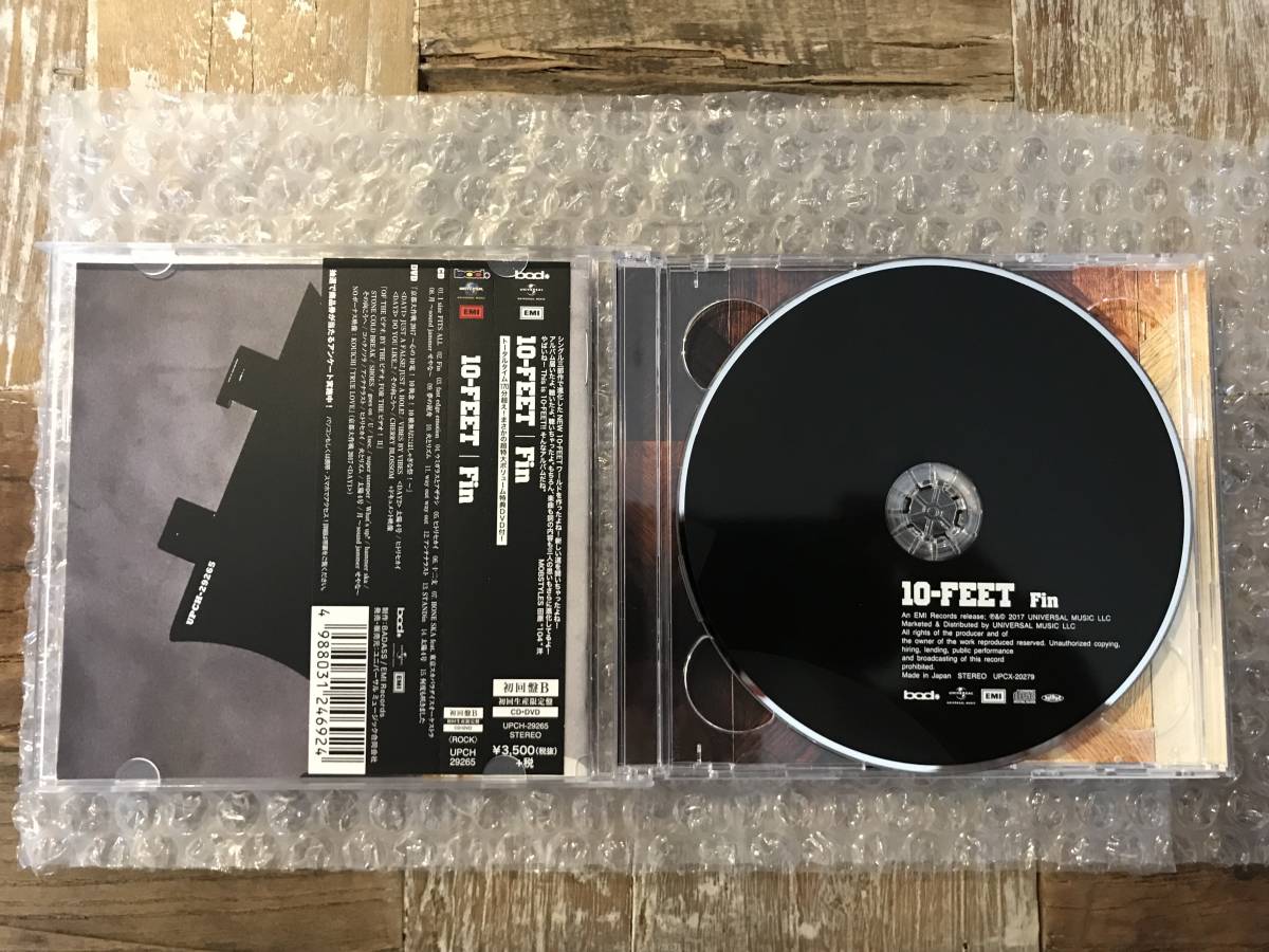 10-FEET Fin CD アルバム 初回生産限定盤 CD+DVD帯付き 1度再生のみ(その他)｜売買されたオークション情報、yahooの ...