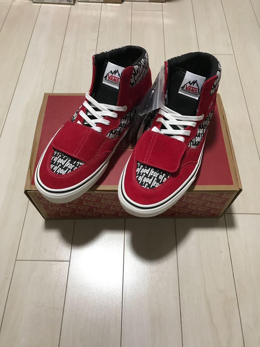 アローズ購入 FOG VANS VAULT FEAR OF GOD MOUNTAIN EDITION 35 DX 28cm US10 国内正規品 バンズ マウンテン フォグ RED 赤(28 ...