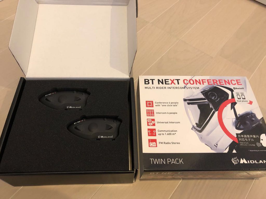 MIDLAND 日本仕様正規品 BT NEXT-C ツインパック 新古品 ブルートゥース インカム(その他)｜売買されたオークション情報 ...