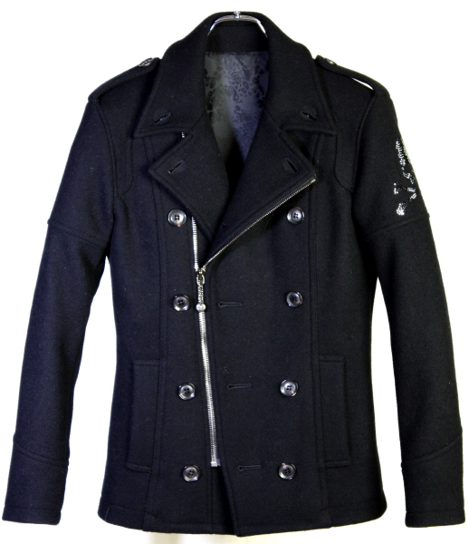 ロエン ライダース Pコート スワロ スカル サイズ44 ブラック ROEN(ジャケット、上着)｜売買されたオークション情報、yahooの商品情報をアーカイブ公開 - オークファン ...