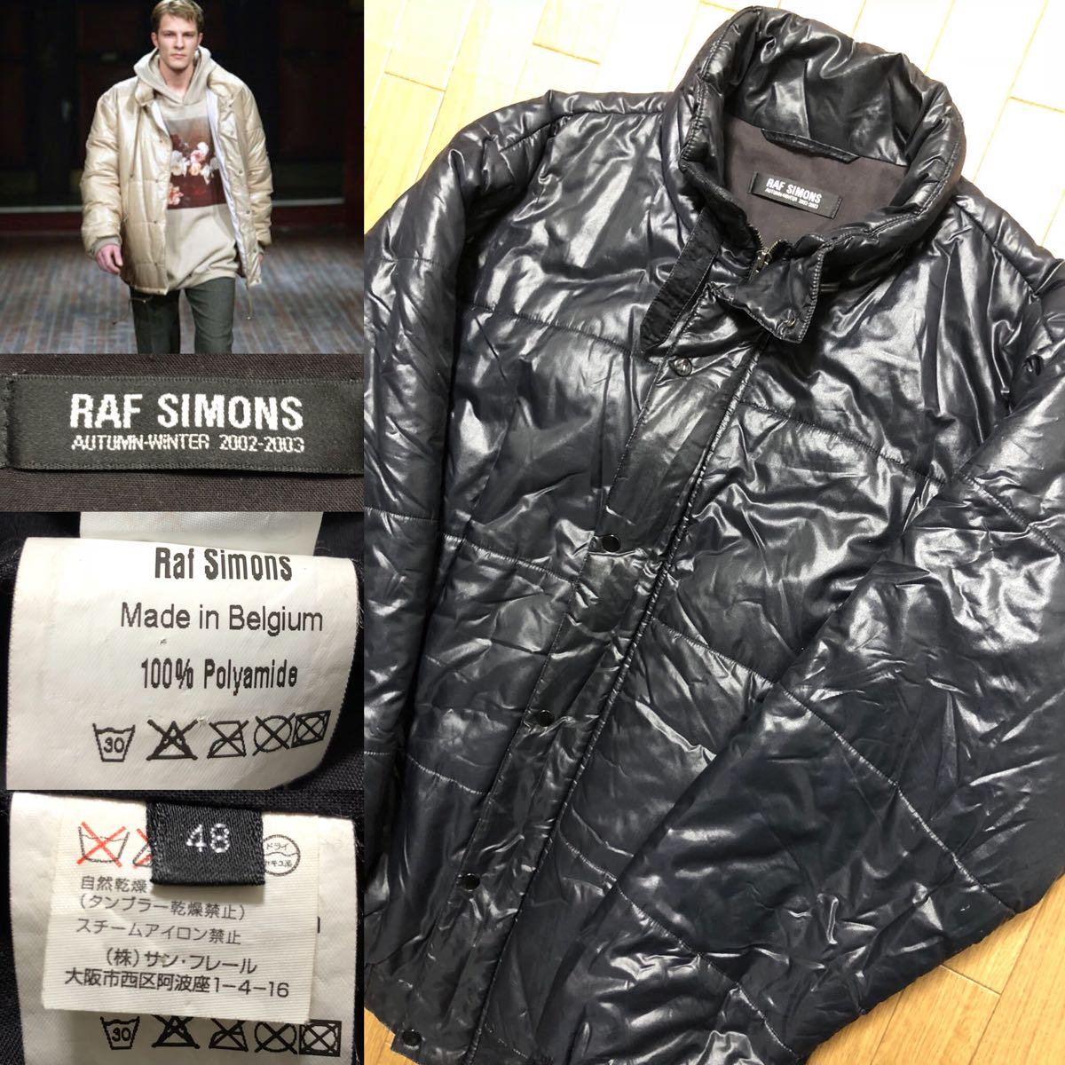 入手困難 Raf Simons ラフシモンズ ボンバーダウンジャケット 2002-2003 AW VIRGINIA CREEPERコレクションライン 初期(ジャンパー、ブルゾン)｜売買された ...