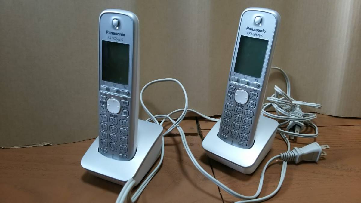電話子機 パナソニック KX-FKD502-S 2台セット Panasonic(ファクシミリホン)｜売買されたオークション情報、yahooの商品情報をアーカイブ公開 - オークファン ...