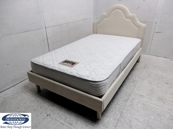 L975 展示品 シモンズ newfit ビューティレスト フランフラン セミダブルベッド(マットレス付き)｜売買されたオークション情報 ...
