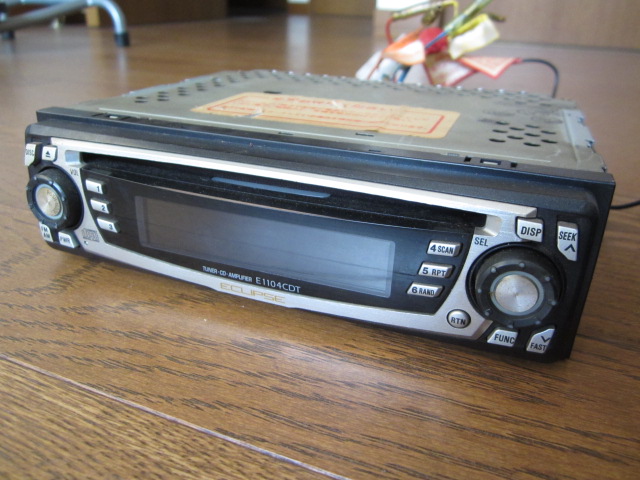 ECLIPSE イクリプス FM/AM CDプレイヤー E1104CDT(イクリプス)｜売買されたオークション情報、yahooの商品情報をアーカイブ公開 - オークファン（aucfan.com）
