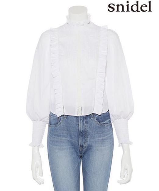 snidel スナイデル コットンレースBL 未着用(長袖シャツ)｜売買されたオークション情報、yahooの商品情報をアーカイブ公開 - オークファン（aucfan.com）