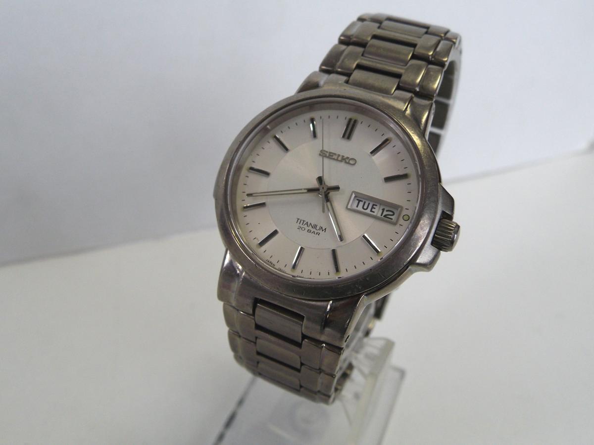 X3004-103宮63113 SEIKO TITANIUM 7N43-7B80 腕時計 セイコー(その他)｜売買されたオークション情報、yahooの商品情報をアーカイブ公開 - オークファン ...