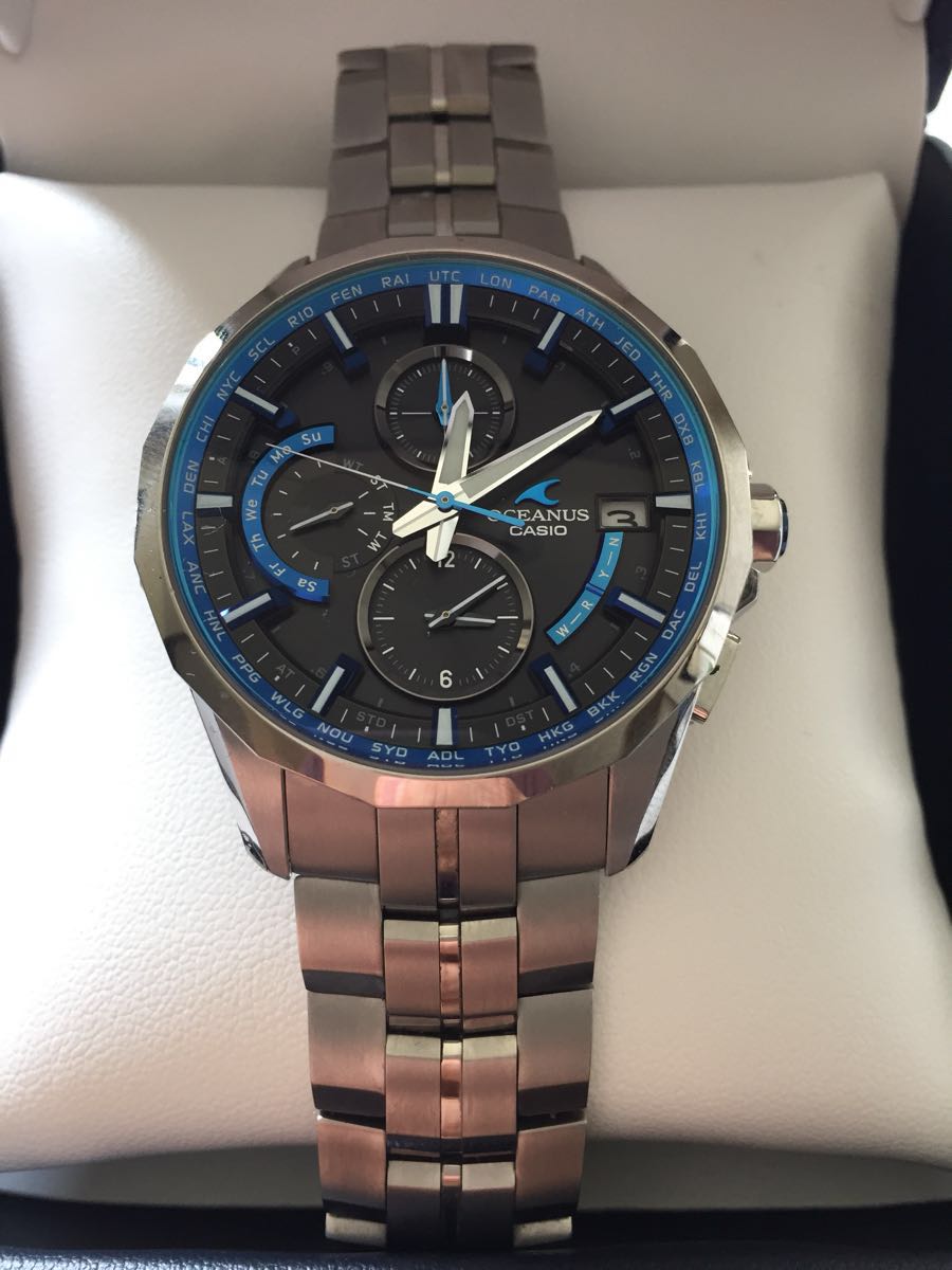 CASIO OCEANUS カシオ オシアナス OCW-S3000-1AJF メンズ ソーラー電波クォーツ 保証書&外箱有り(OCEANUS ...