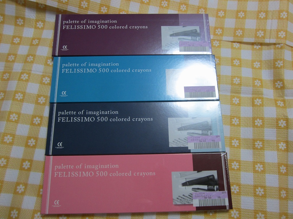 フェリシモ 500色のクレヨン 4箱セット 005 009 014 016 palette of imagination(クレヨン、パステル)｜売買されたオークション情報、yahooの商品情報 ...