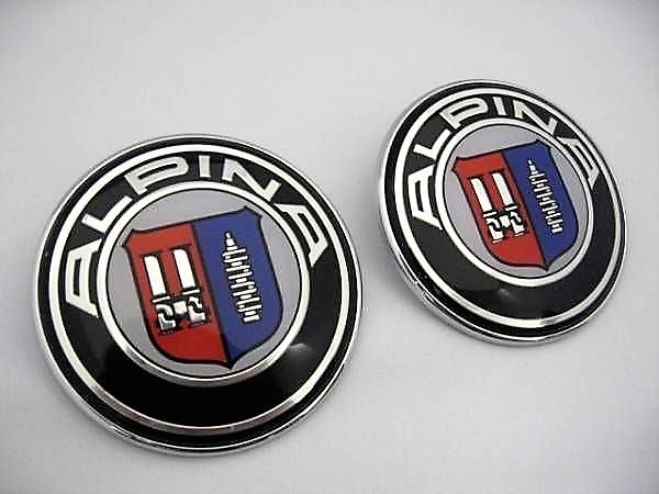 /BMWアルピナエンブレムセット/ボンネットバッチ/E28/E30/E32/E34/E36/E38/E39/E46/E53/M3/E60M5/E61/E63/E64M6/E65/E66/E70 ...