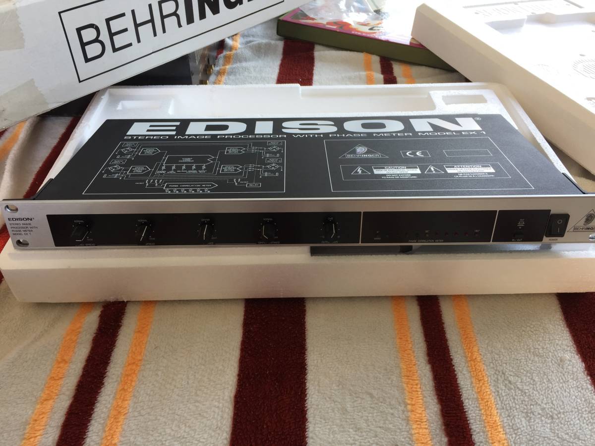名器：生産完了品：レア BEHRINGER / EDISON EX1 ベリンガー エジソン ステレオイメージプロセッサー／サラウンド効果 ...