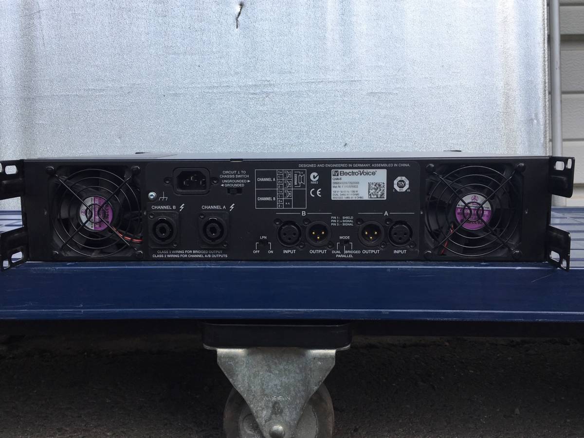 Electro-Voice エレクトロボイス EV Q44 パワーアンプ PA用アンプ 品 ①(レコーディング、PA機器)｜売買された ...