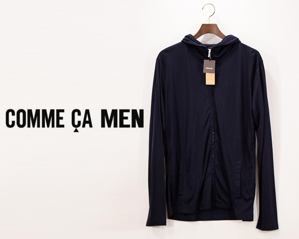 ALL1000円 A9989 下げ札付き 品 COMME CA MEN コムサ メン ジップアップパーカー size L ネイビー(パーカ)｜売買されたオークション情報、yahooの商品情報を ...