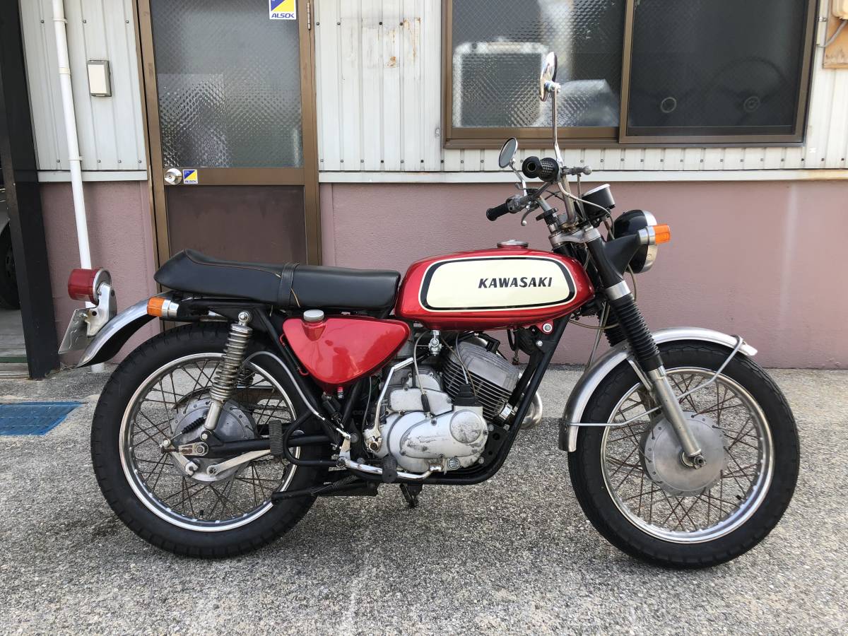 44’ KAWASAKI 350A7 SS カワサキ 2スト 旧車 スクランブラー(251cc-400cc)｜売買されたオークション情報、yahooの商品情報をアーカイブ公開 - オークファン ...