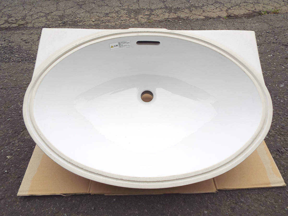 TOTO/トートー L548U #NW1アンダーカウンター式/はめ込楕円形 洗面器 長期保管品(洗面台、洗面ボウル（鏡なし）)｜売買された ...