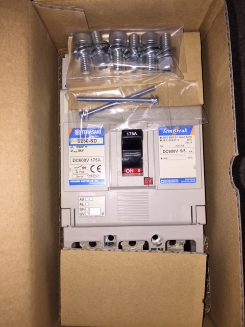 寺崎電機 TemBreak 直流用ブレーカーS250-SD DC600V 175A 4個セット(安全ブレーカー)｜売買されたオークション情報 ...
