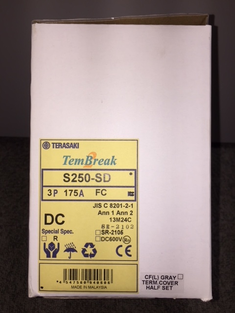 寺崎電機 TemBreak 直流用ブレーカーS250-SD DC600V 175A 4個セット(安全ブレーカー)｜売買されたオークション情報 ...