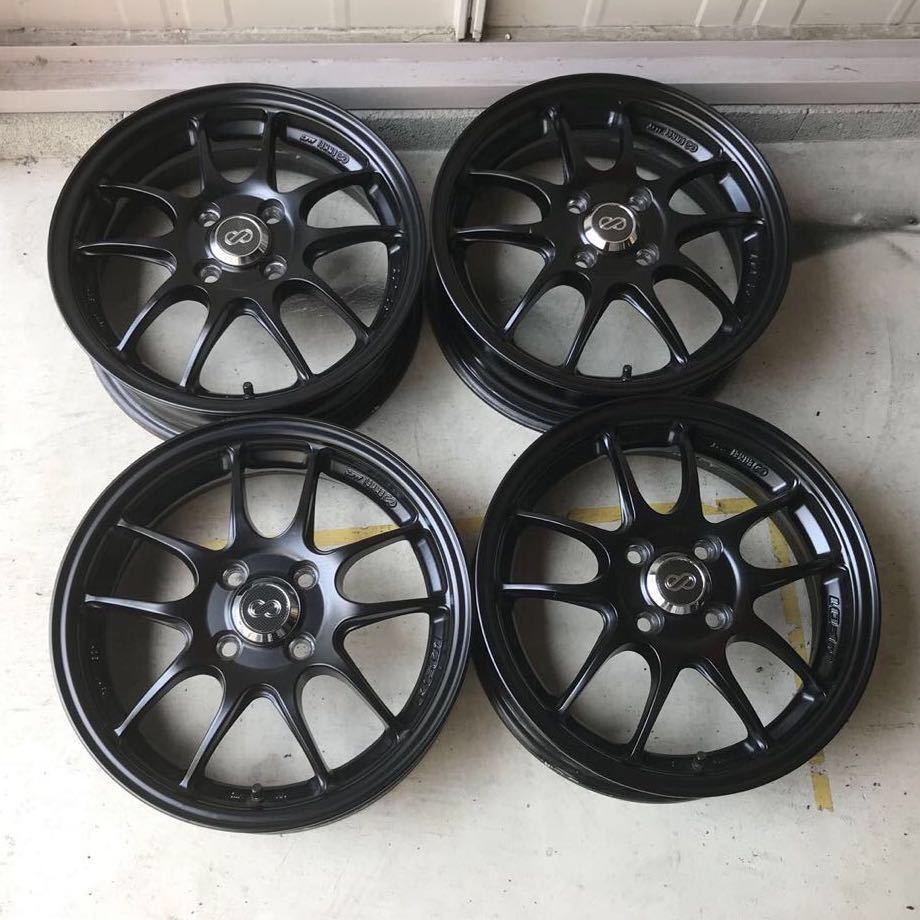 エンケイ ENKEI PF01 MAT process ブラック 5J-15+45 4/100(社外品)｜売買されたオークション情報 ...