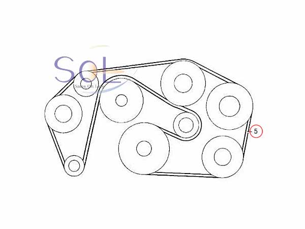 ベンツ W202 W210 W140 X204 ファンベルト Vベルト CONTINENTAL C280 E320 S280 S320 ...