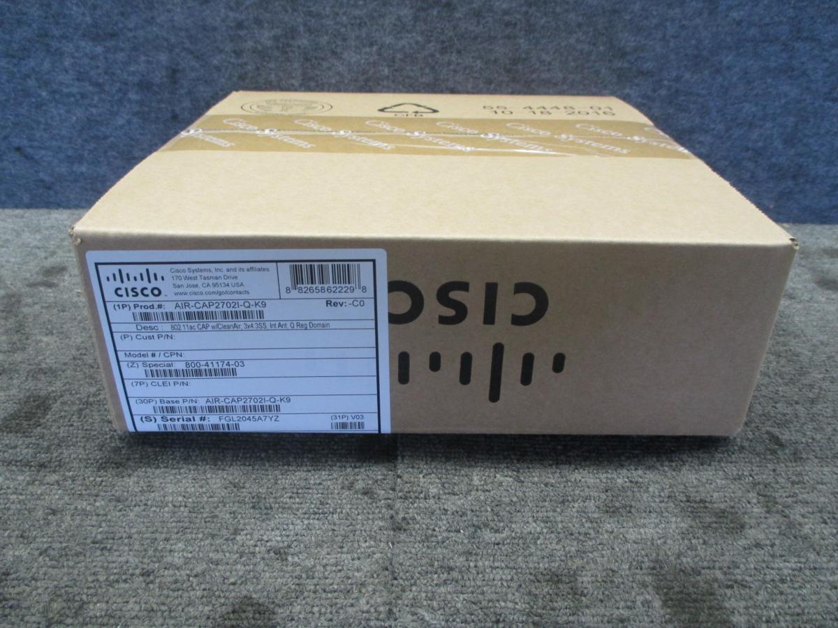 Cisco Aironet 2700 アクセス ポイント AIR-CAP2702I-Q-K9 Y2951(無線LAN)｜売買されたオークション ...