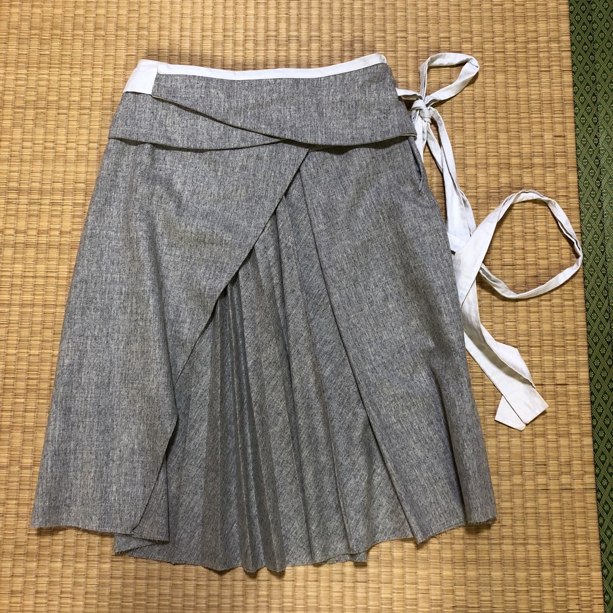 PANEPINTO パネピント MADE IN ITALY 巻きスカート ウール カシミヤ入り size40 アローズビームスなど(ボトムス ...