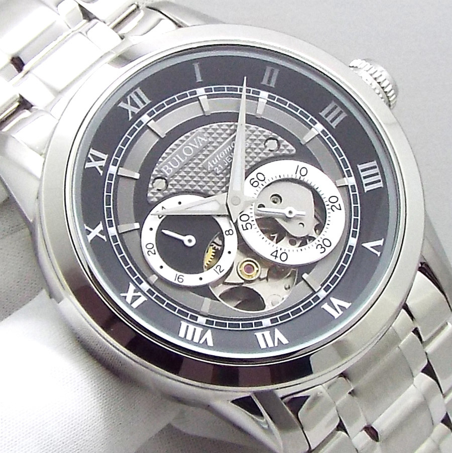 未着用 BULOVA AUTOMATIC 96A119 ブローバ オートマチック 機械式時計 ブラックダイヤル SS(ブローバ)｜売買されたオークション情報、yahooの商品情報をアーカイブ ...