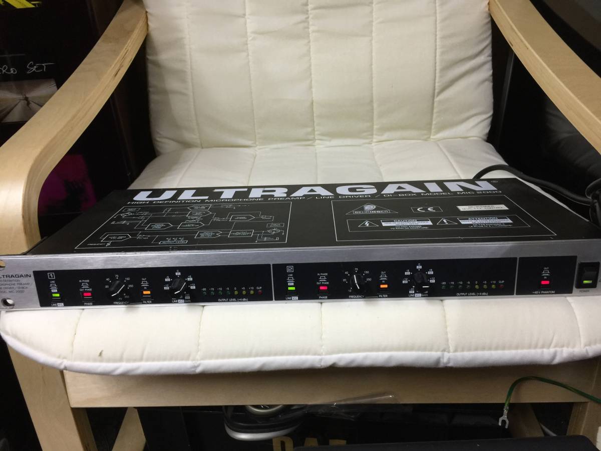 BEHRINGER MIC2000 完動品 オールアクセス正規品 マイクプリアンプ(マイクプリアンプ)｜売買されたオークション情報、yahoo ...