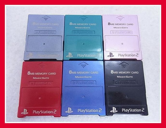 PS2 プレステ2 8MBメモリーカード メタリックカラー6枚セット FIJIWORK/MAGIC GATE 03(アクセサリ、周辺機器)｜売買されたオークション情報、yahooの商品情報を ...