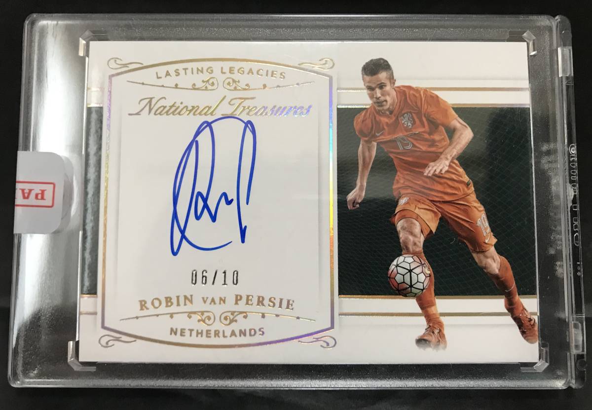 Robin van Persie 2018 Panini National Treasures Lasting Legacies Auto ...