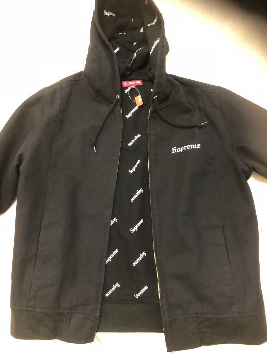 シュープリーム supreme 17ss 2ーtone Hooded wark jacket ツートンフードワークジャケット ブラック(ジャンパー、ブルゾン)｜売買されたオークション情報 ...