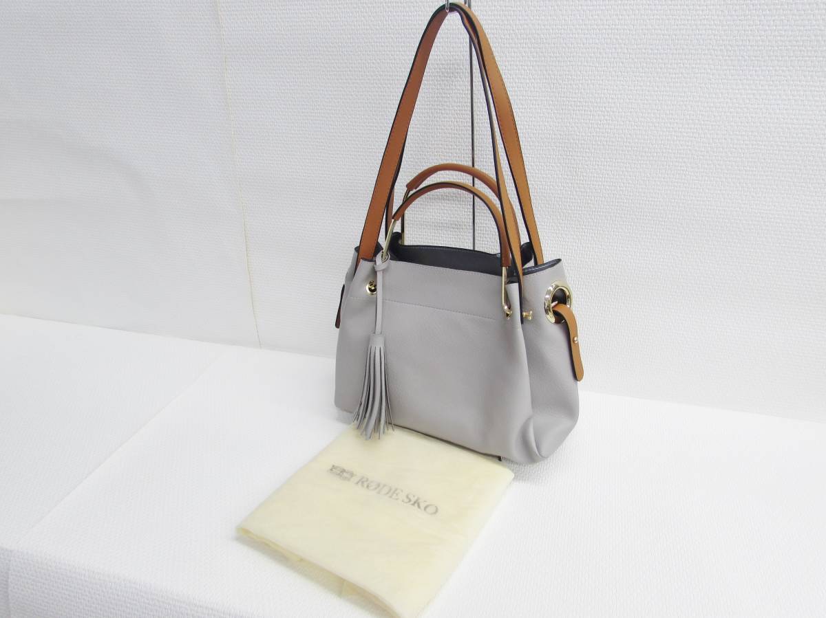 ロデスコ RODESKO 3WAY ハンドバッグ ショルダーバッグ トートバッグ バッグ 巾着 鞄 合成皮革 レザー グレー(合成皮革)｜売買されたオークション情報、yahooの商品情報を ...