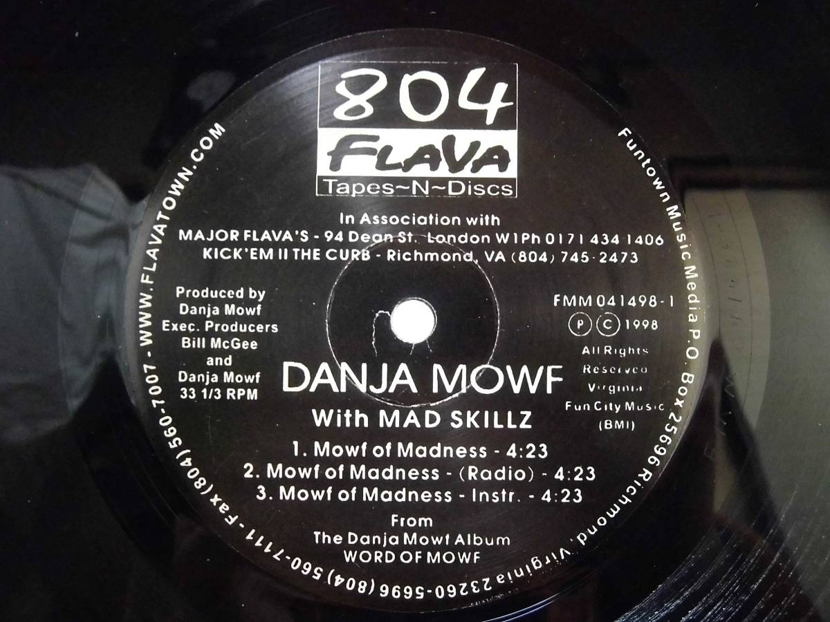 試聴 90's Hip Hop Danja Mowf / Mowf Of Madness / Mad Skillz / Shawn ...