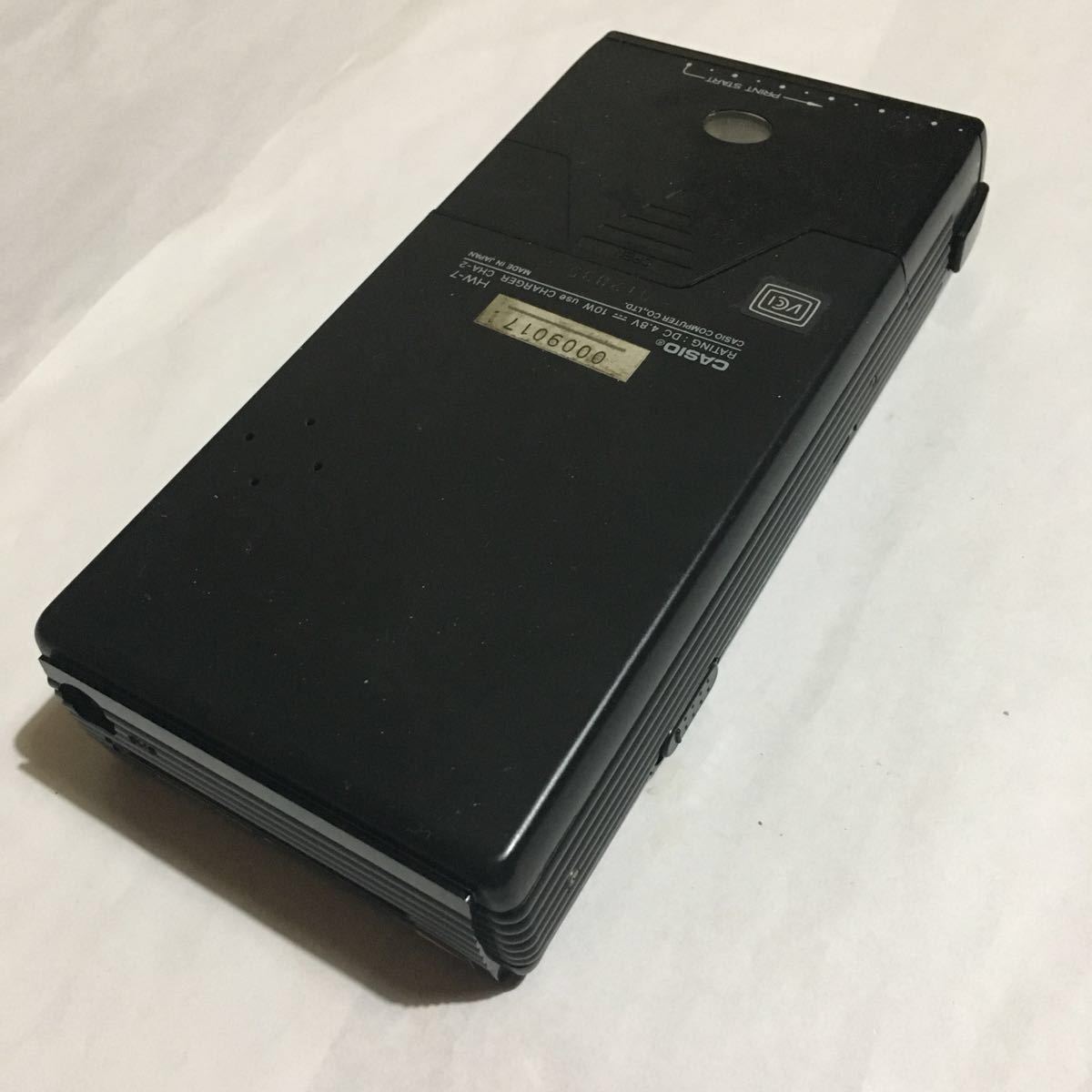 カシオ CASIO ハンディライター HANDY WRITER HW-7 動作確認 昭和レトロ(その他)｜売買されたオークション情報 ...
