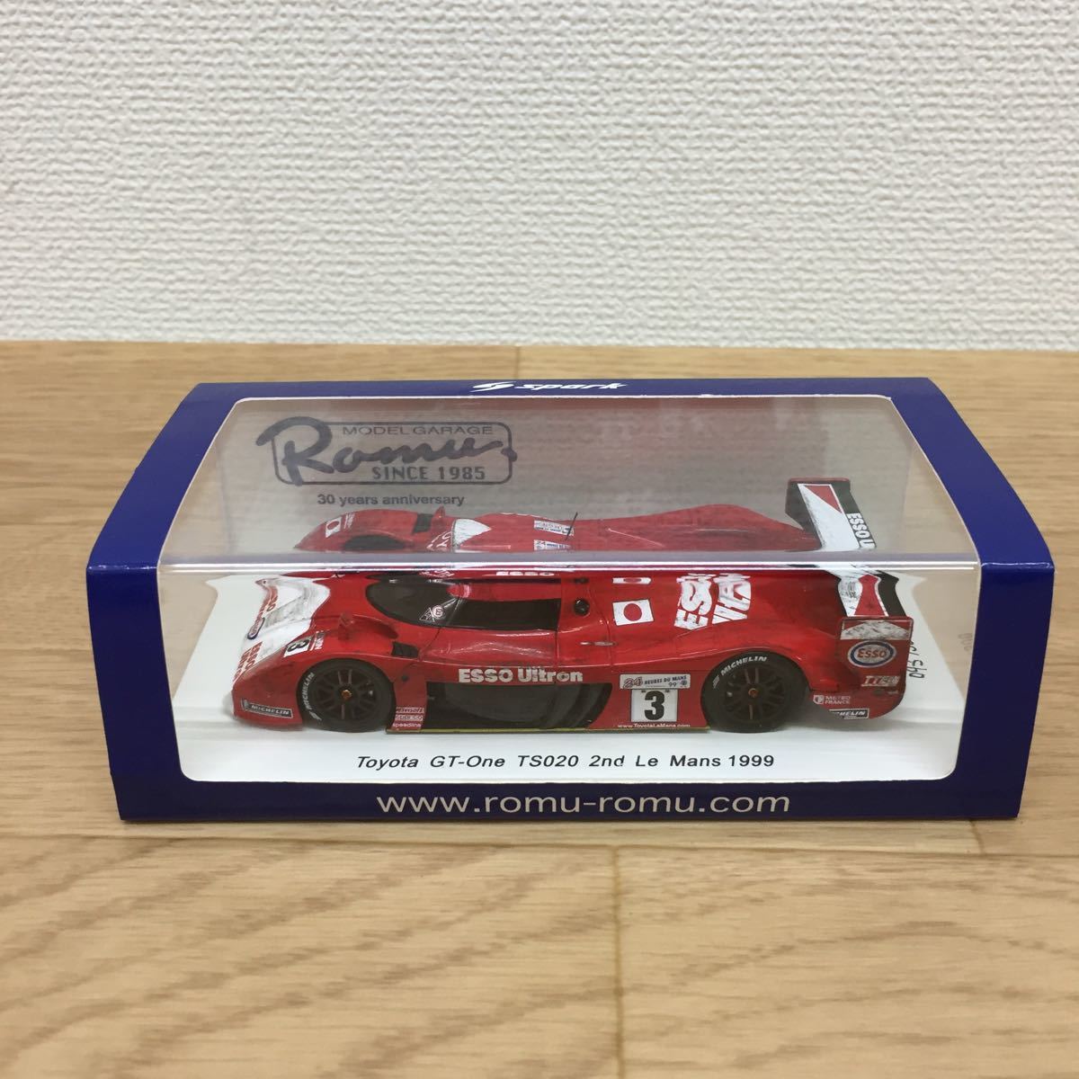 spark スパーク 1/43 Toyota GT-One TS020 2nd Le Mans 1999 093/300 JKY09L ...