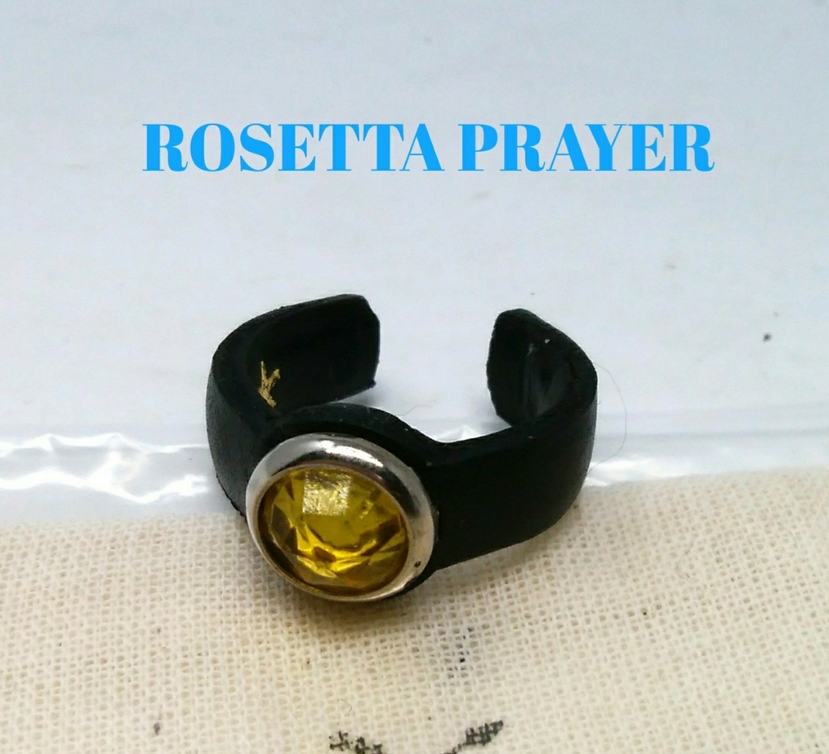 m662 ロゼッタプレア レザーリング 指輪 イエロー フリーサイズ ハンドメイドアクセサリーブランドROSETTA PRAYER お買い得(その他)｜売買されたオークション情報、yahooの ...