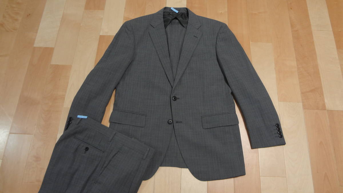 着用感少なめ 170cmW85cm AB5 INTIMAGE 通気性抜群 美シルエット2Bスーツ/グレー織りストライプ 春夏物背抜き シングル2釦(Lサイズ)｜売買されたオークション情報 ...