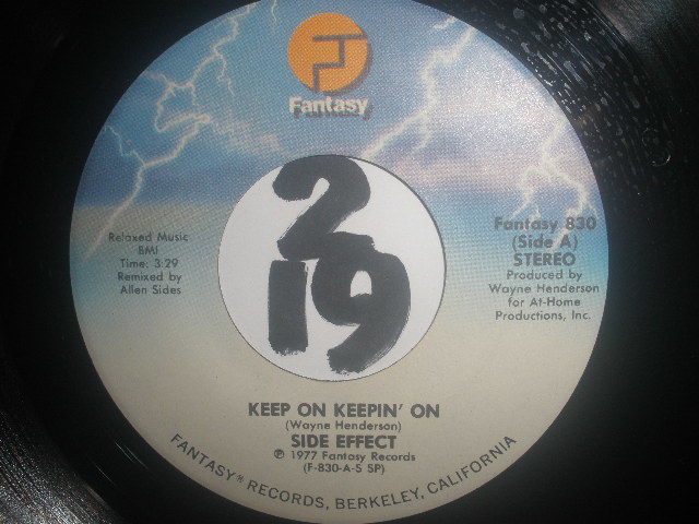 試聴 同様 SIDE EFFECT KEEP ON KEEPI’ ON 1977年作品(R&B、ソウル)｜売買されたオークション情報 ...