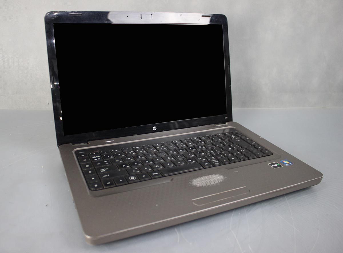 訳あり品 HP G62 LG261PA#ABJ/AMD V140 Processor/2.30Ghz/メモリ2GB/HDD無/Windows ...